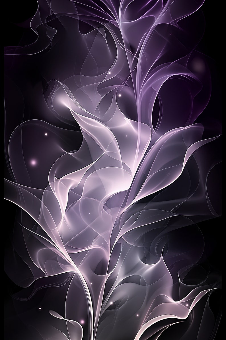 Purple and Lilac Digital Abstract Art (digital Download) - Etsy