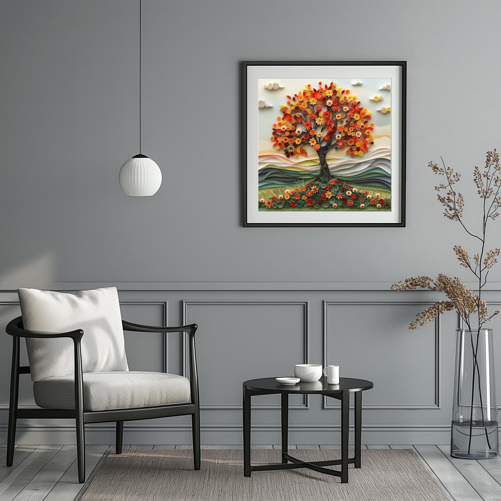 Digital Autumn Tree Quilling Art ~ Part 4 (digital Download) - Etsy