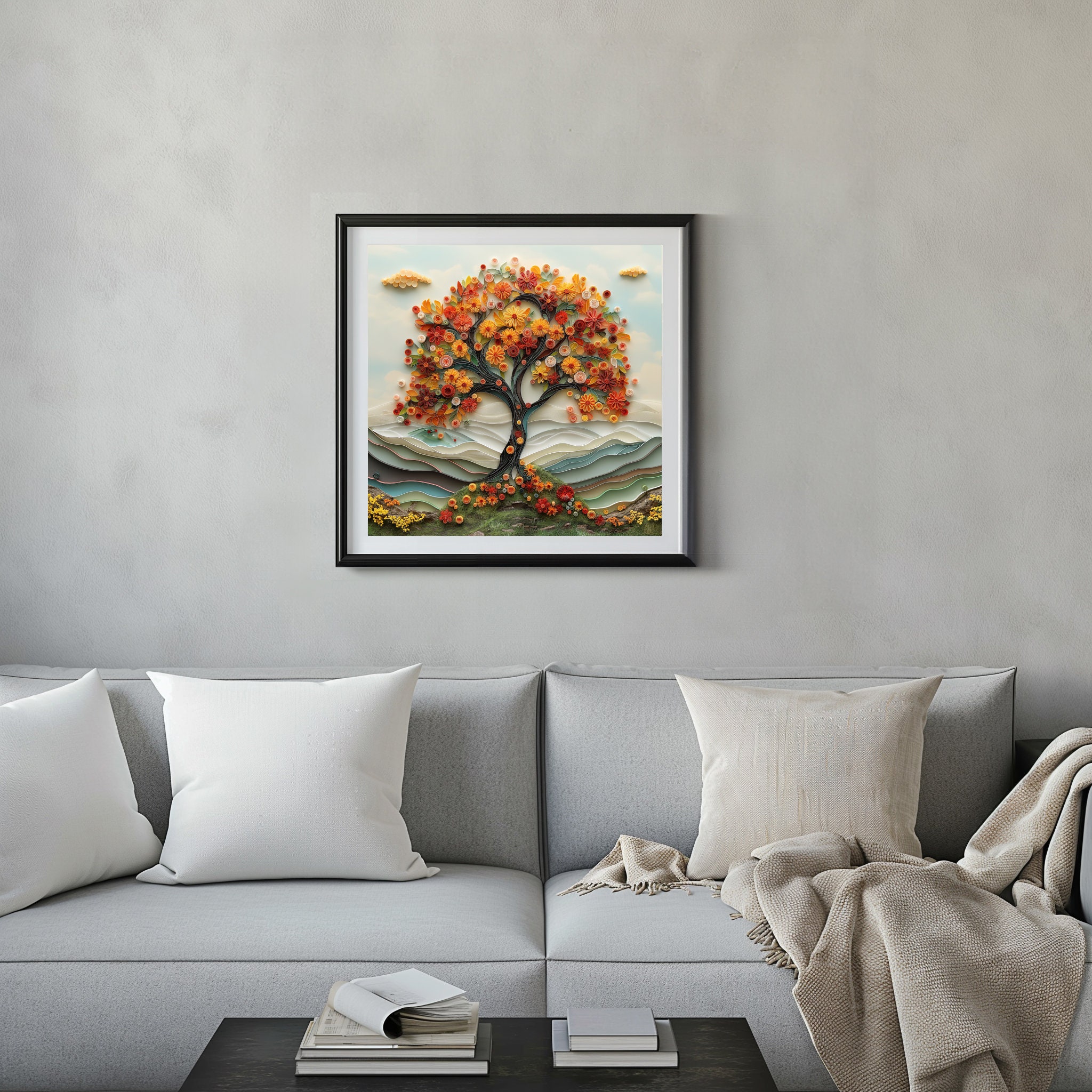 Digital Autumn Tree Quilling Art ~ Part 2 (digital Download) - Etsy