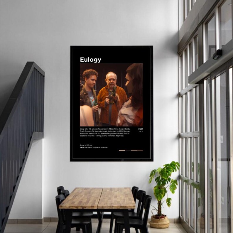 Black Mirror Poster, Printable Wall Art, Digital Download, Sci-fi Decor ...