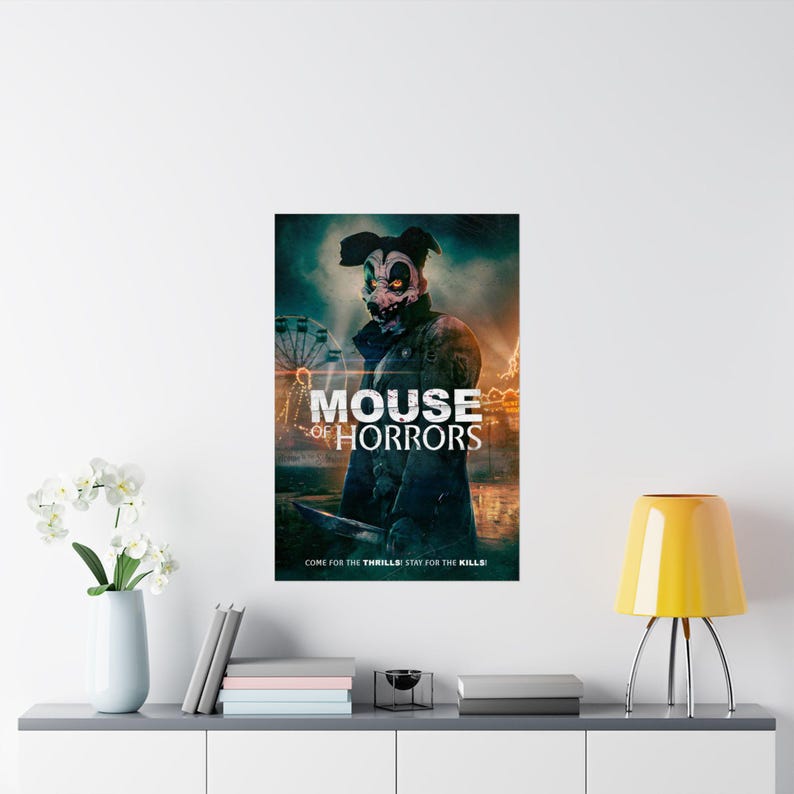 Mouse of Horrors Canvas Poster: Vintage Movie Art Print - Etsy