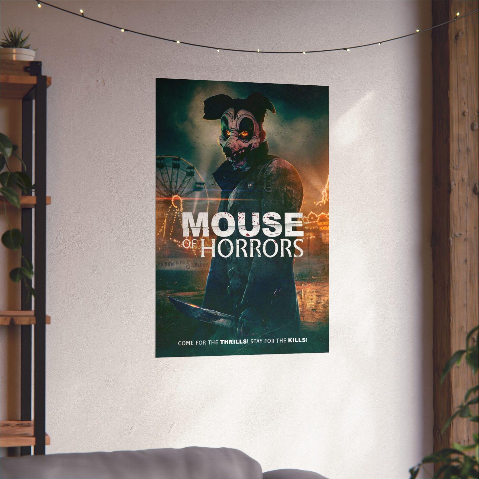Mouse of Horrors Canvas Poster: Vintage Movie Art Print - Etsy