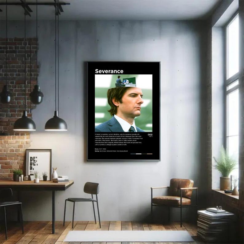 Printable Severance Poster, Lumon Wall Art, Severance TV Show Decor, Minimalist Sci-fi Print ...