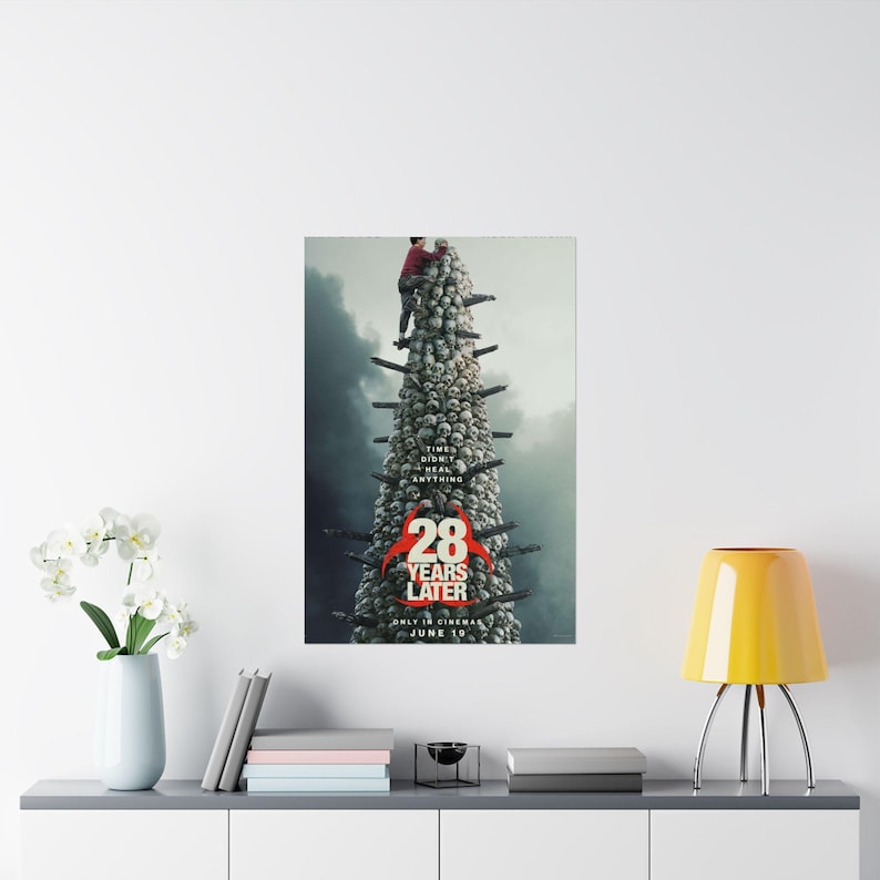 28 Years Later Movie Poster: Vintage Film Art Canvas Print - Etsy