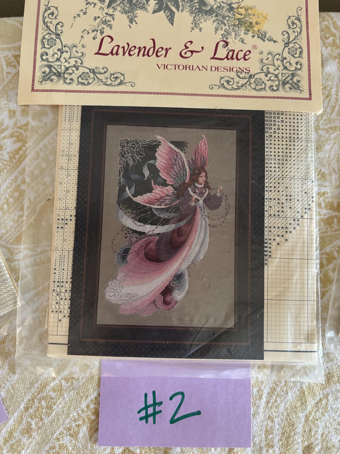 Lavender & Lace Vintage Angel Cross Pattern , Unopened - Etsy