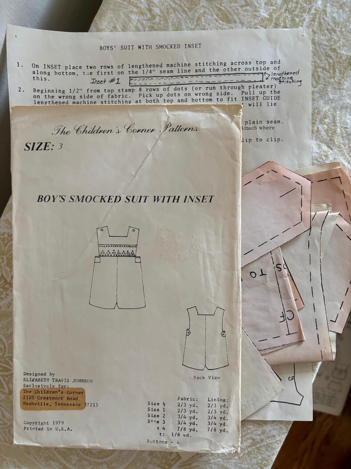 Vintage the Childrens Corner Sewing Patterns for Boys and Girls ...