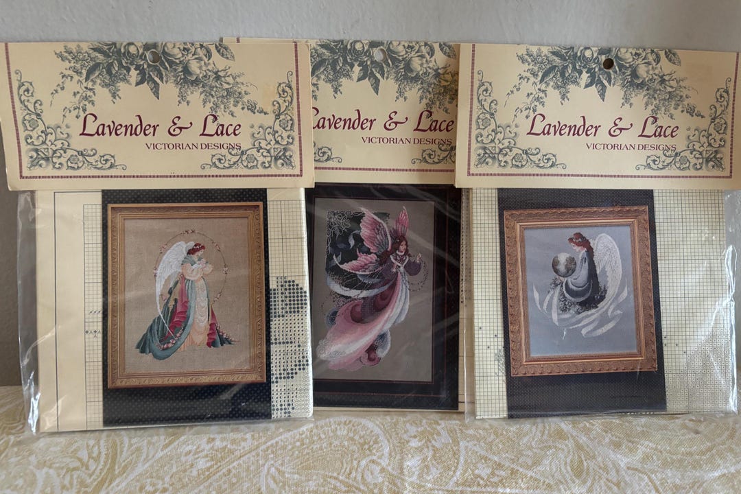 Lavender & Lace Vintage Angel Cross Pattern , Unopened - Etsy