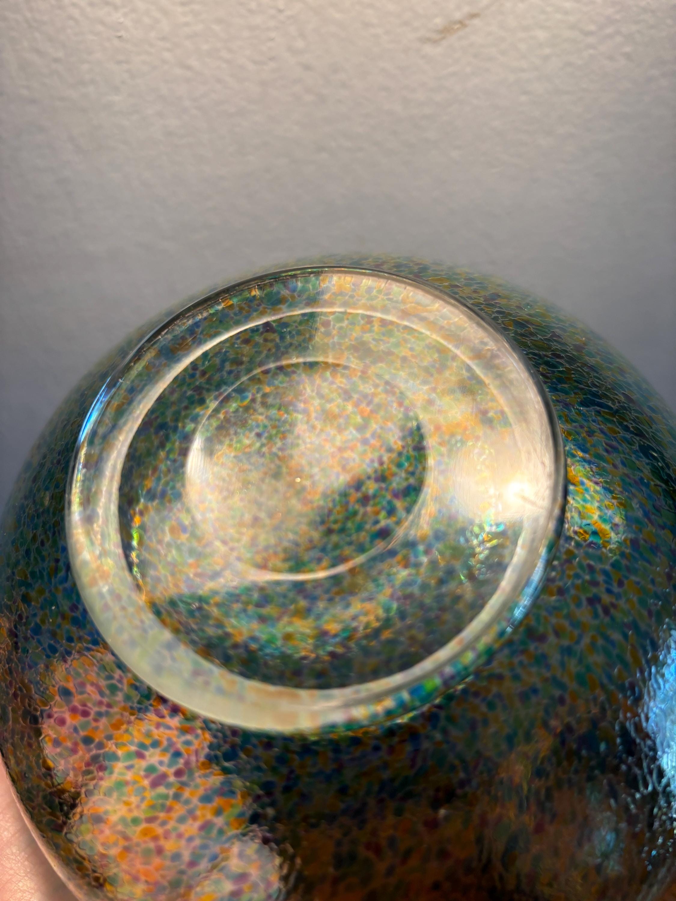 Kosta Boda Art Glass Bowl. Design by Bertil Vallien. Confetti Glass ...