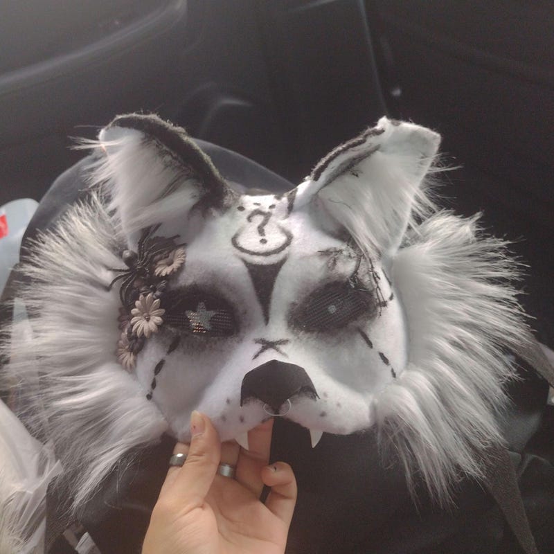 Furry Mask - Etsy