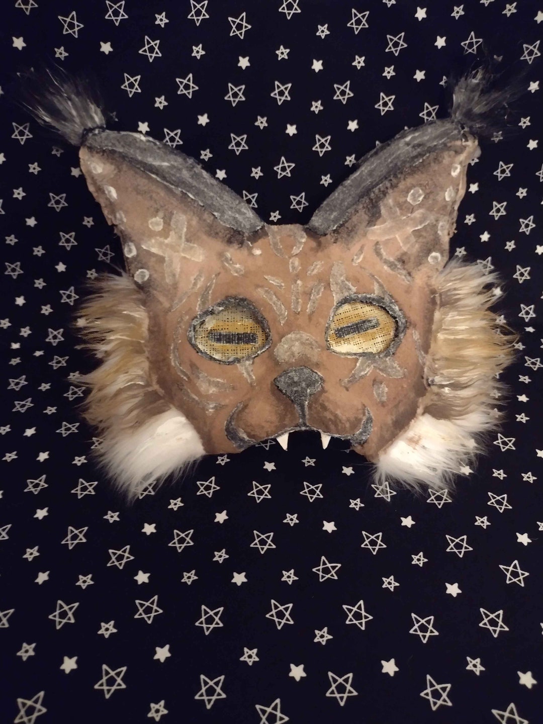 Premade Cat Masks (glow in the Dark) Furry, Therian, Fursuit, Furries ...