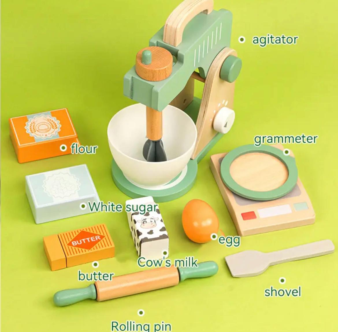 Custom Engraved Wooden Kitchen Mixer Toy - Etsy UK