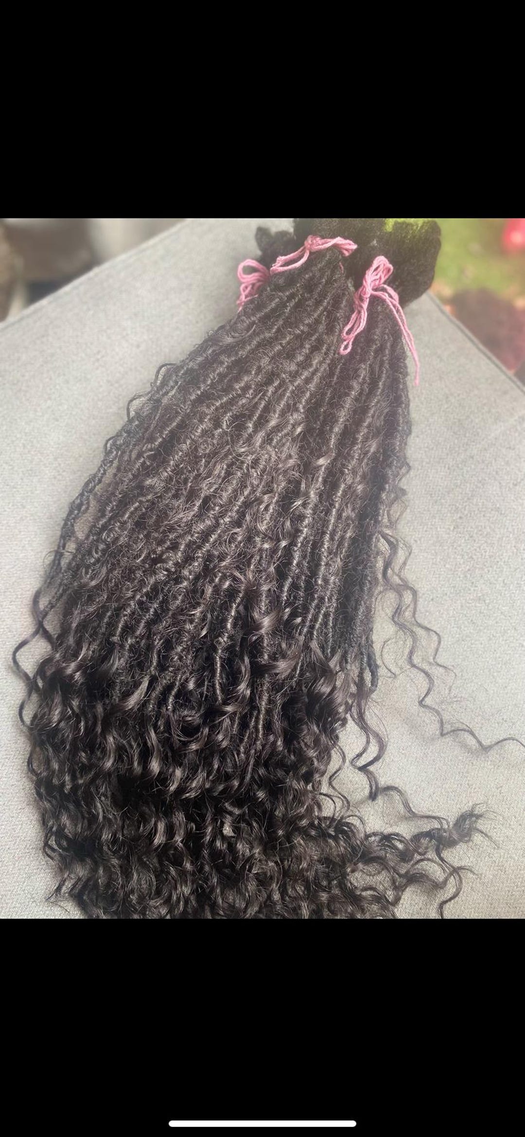 Bohemian Locs With Human Hair Deep Wave Curls - Etsy