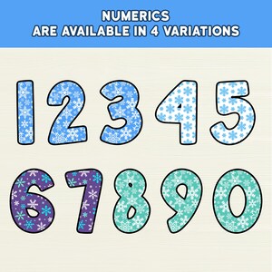 Winter Snowflake Bulletin Board Letters - Classroom Decor (printable ...