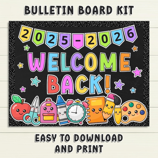 Back to School Bulletin Board - Etsy