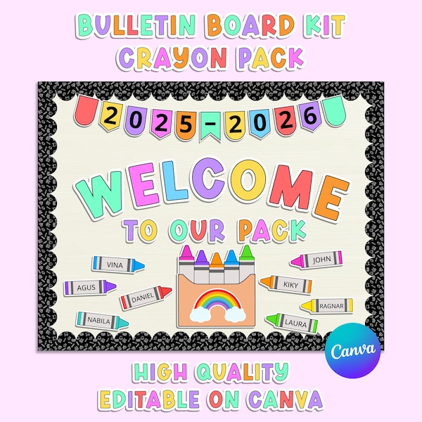 Welcome to Our Pack Bulletin Board - Etsy
