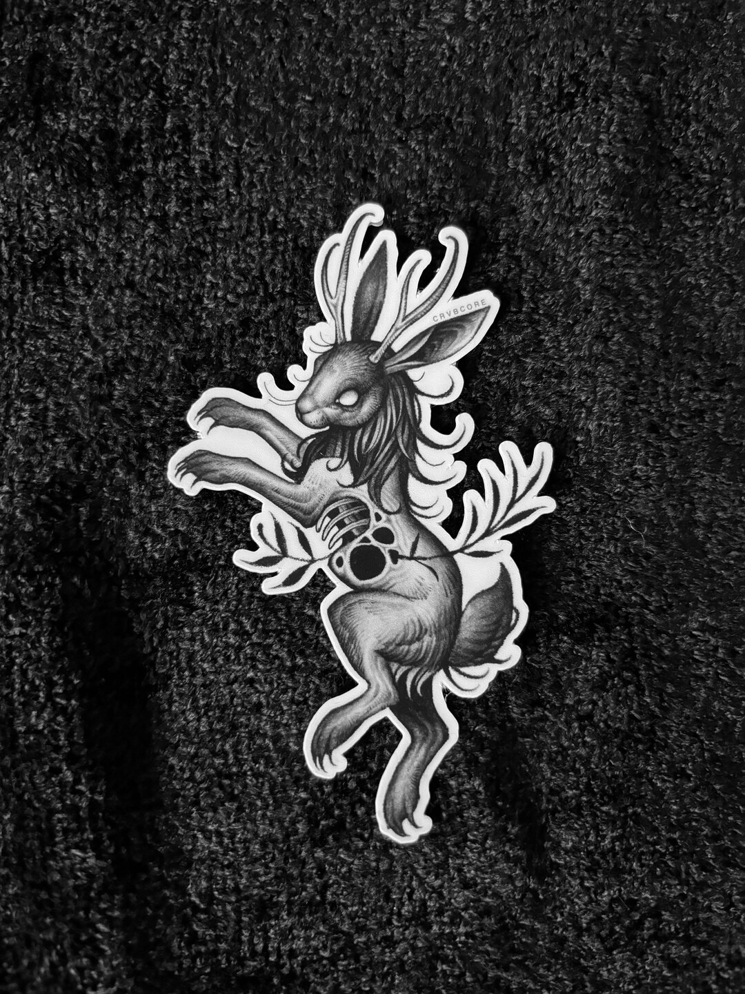 Jackalope Die Cut Vinyl Sticker - Etsy