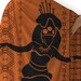 Samoa Taupou With Malu Design Throw Blanket, Samoan Art, Island Gifts ...