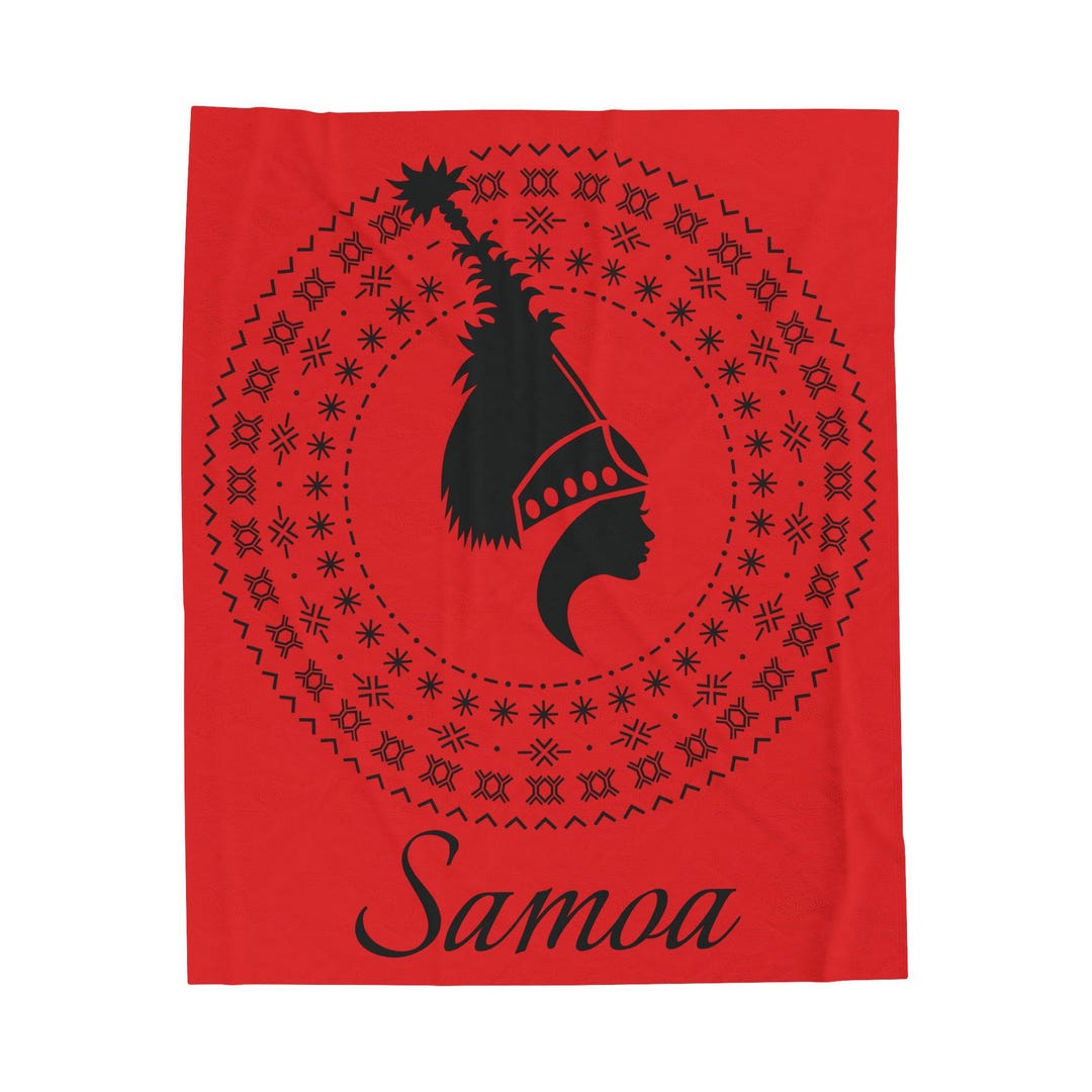 Samoan Princess Throw Blanket - Etsy