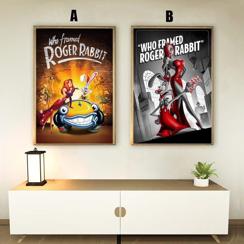 Digital Download Who Framed Roger Rabbit (1988) Movie Poster - Etsy
