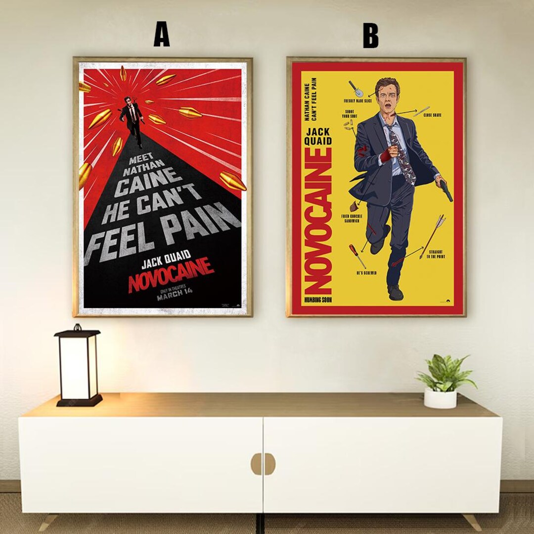 Novocaine (2025) Movie Poster, Home Decoration, Festival Gifts, Office ...
