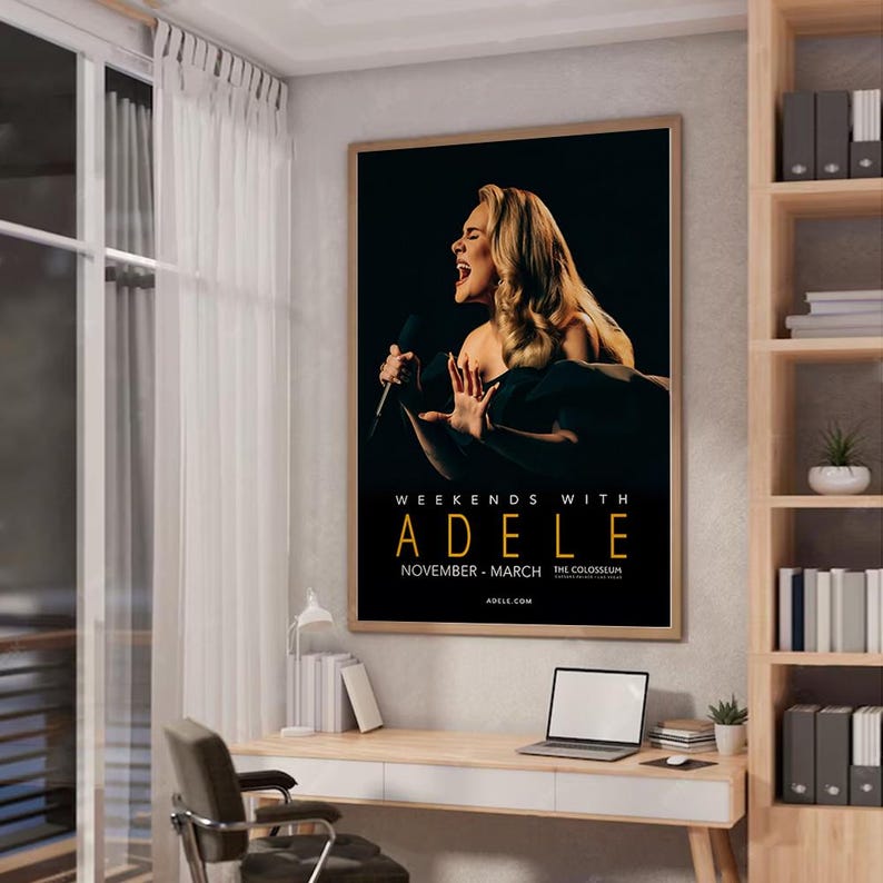 Adele Announces Final 2024 Dates of Weekends With Adele Las Poster ...