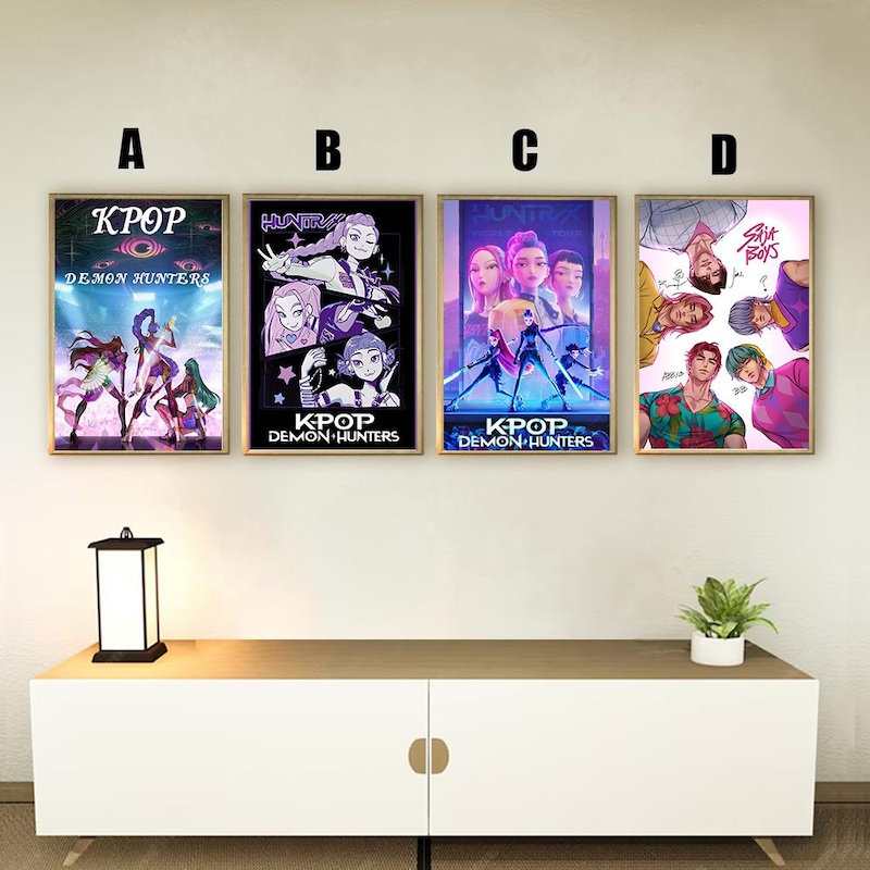 Poster kpop demon hunter - Etsy France