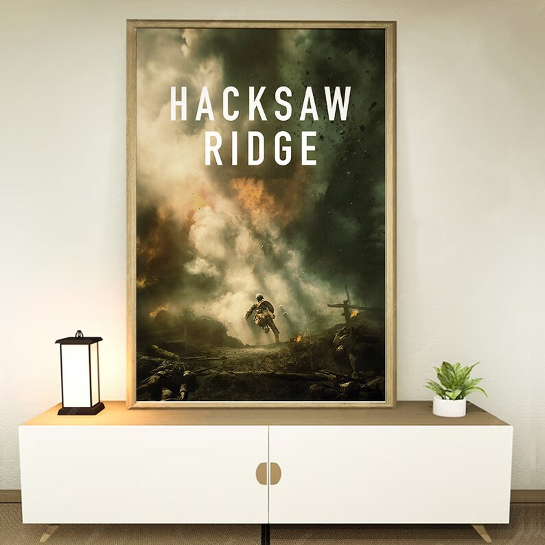 Hacksaw Ridge (2016) Movie Poster, Home Decoration, Festival Gifts ...