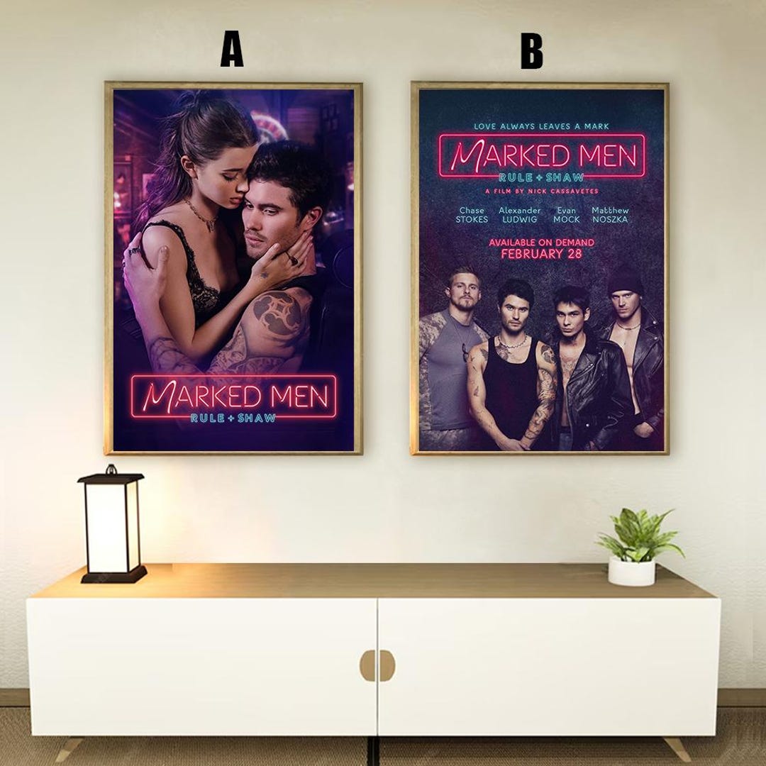 Marked Men Rule + Shaw (2025) Movie Poster, Home Decoration, Festival ...
