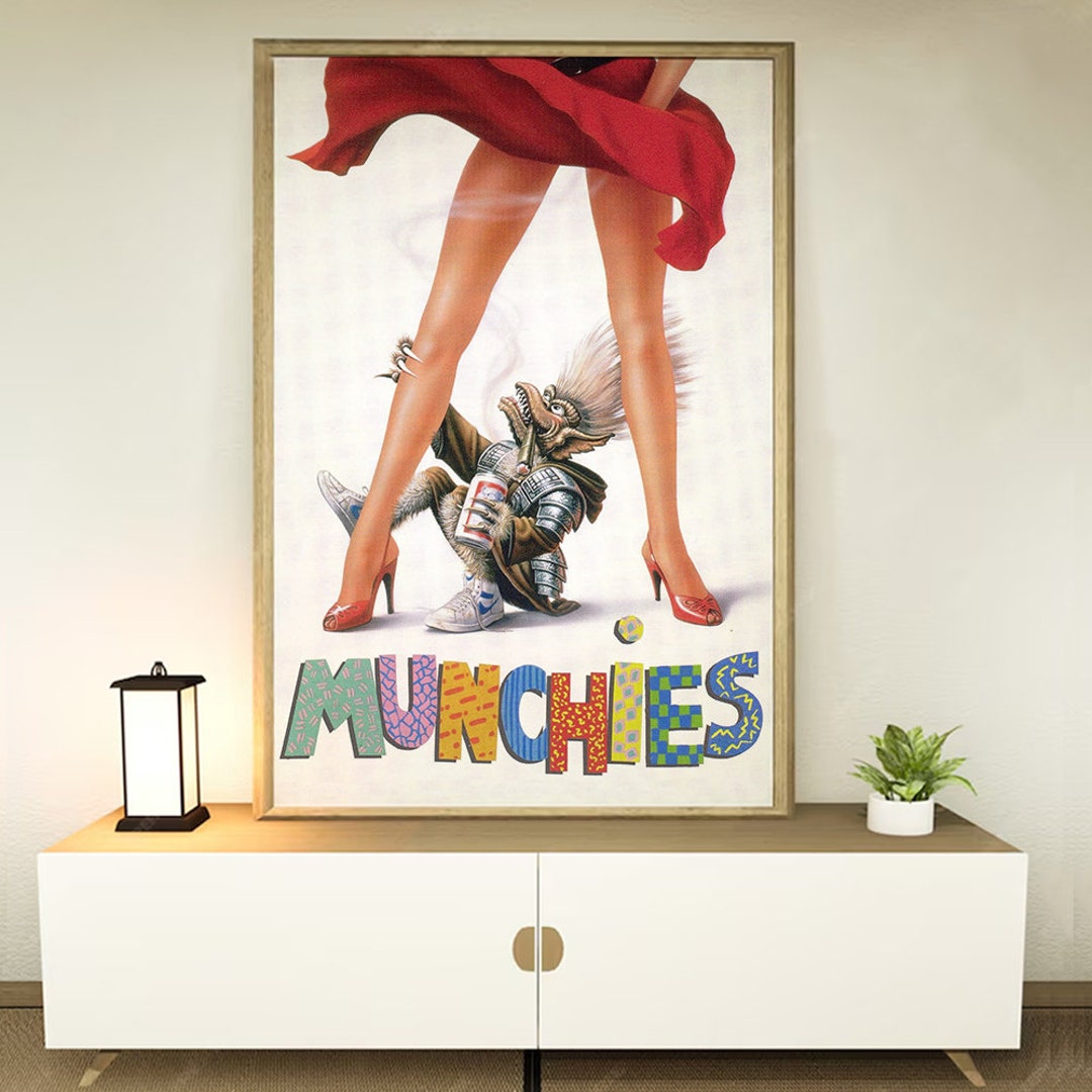 Munchies (1987) Movie Poster, Home Decoration, Festival Gifts, Office ...