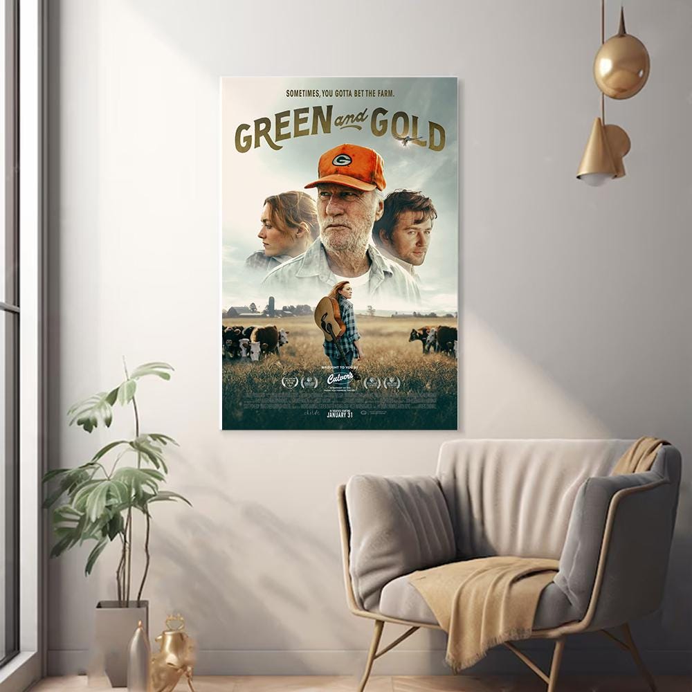 Green and Gold (2025) Movie Poster, Home Decoration, Festival Gifts ...