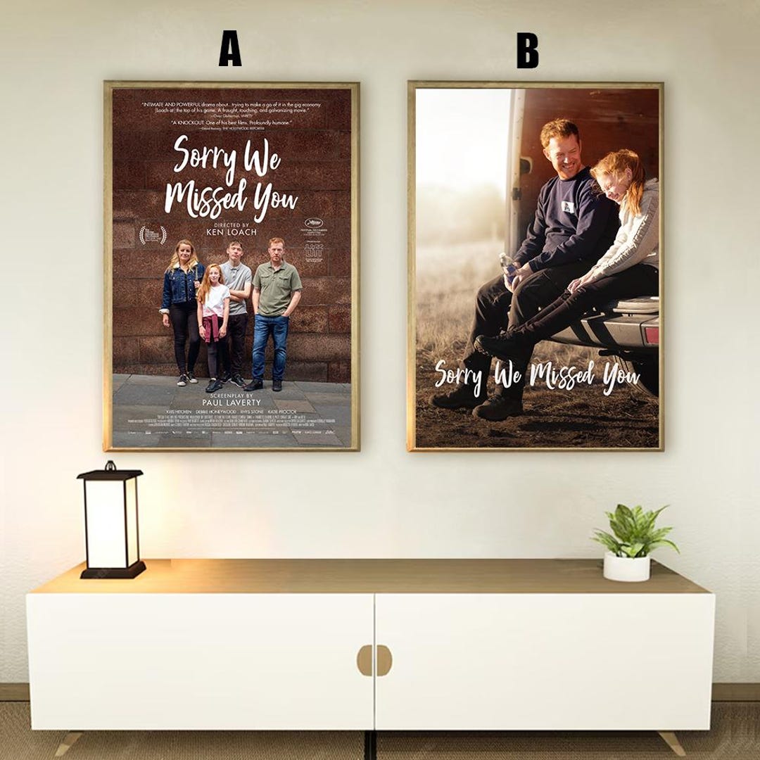 Sorry We Missed You Movie Poster, Home Decoration, Festival Gifts ...