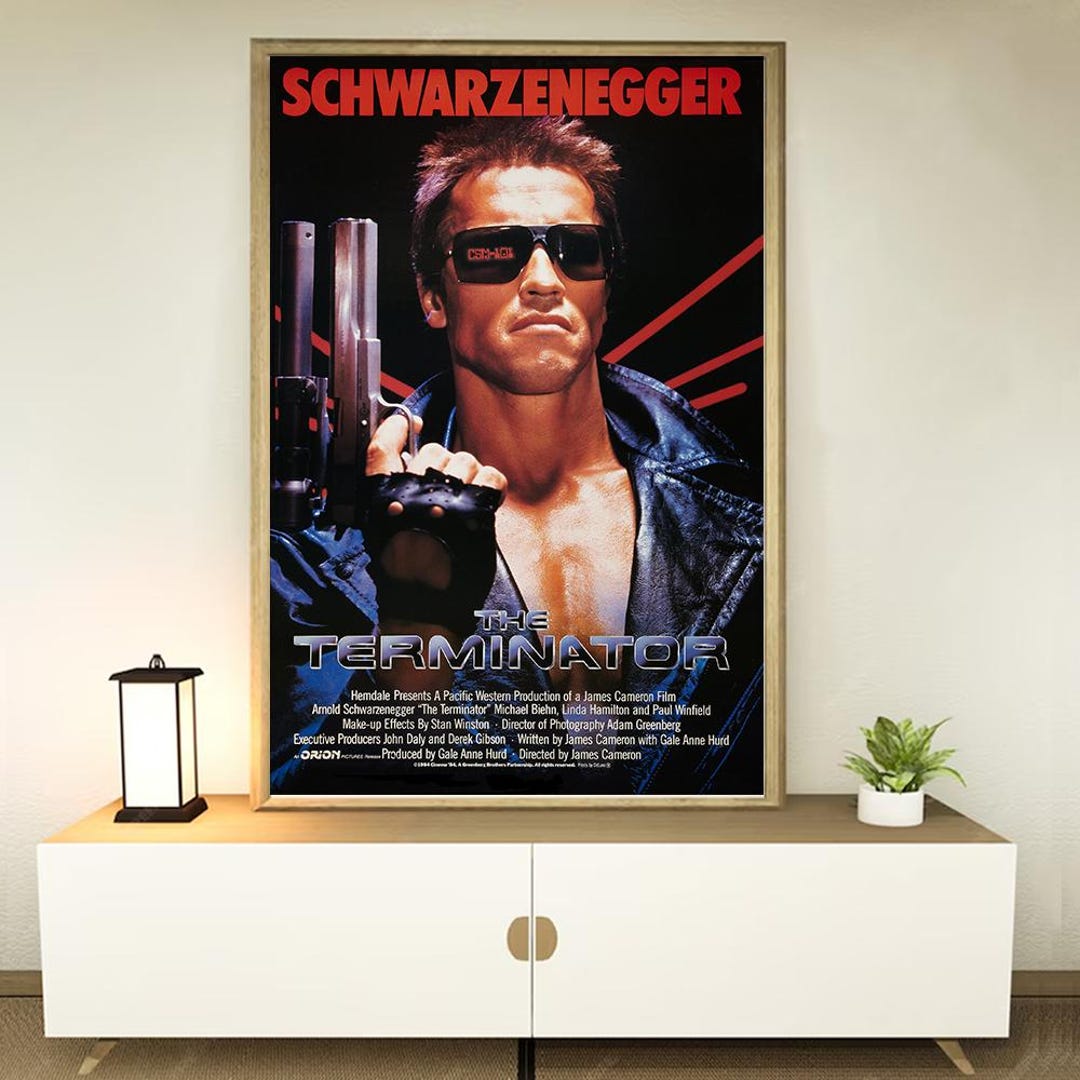 The Terminator Movie Poster, Home Decoration, Festival Gifts, Office ...