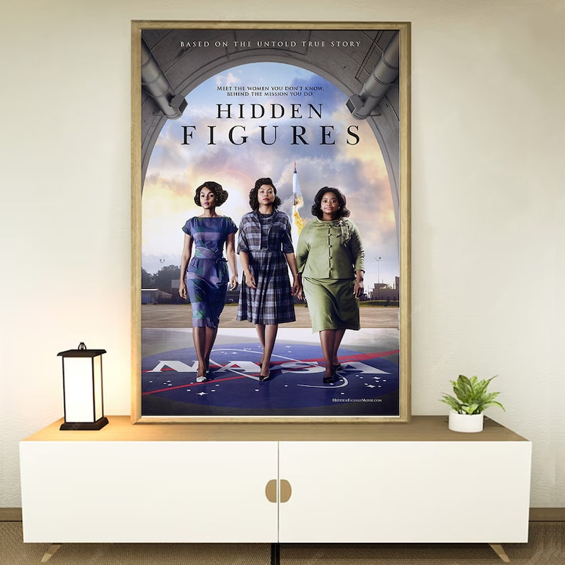 Hidden Figures (2016) Movie Poster, Home Decoration, Festival Gifts ...
