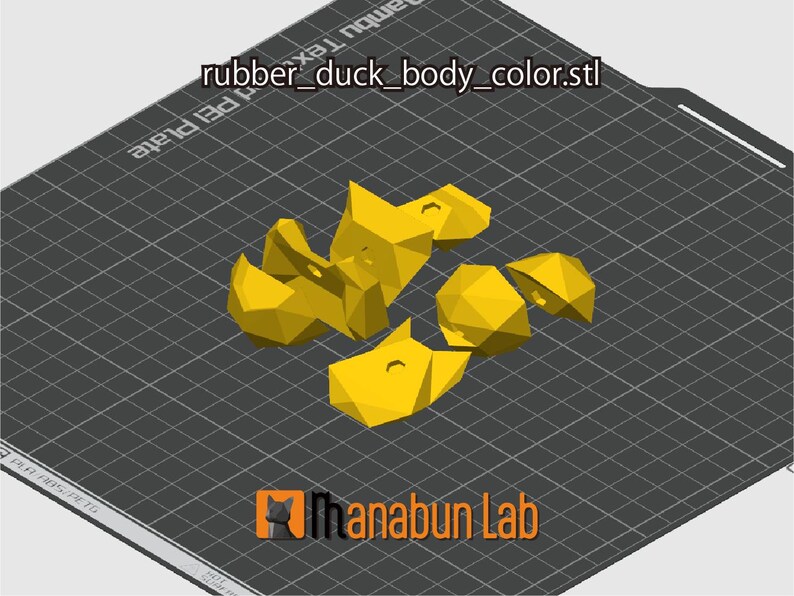 Low Poly Rubber Duck Puzzle Toy Art Magnet Cute Kawaii 3dprint STL - Etsy
