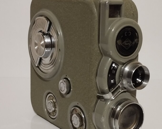 Two 8mm Cameras, Vintage 1950's Bell & Howell 252 and Revere Model 50 ...