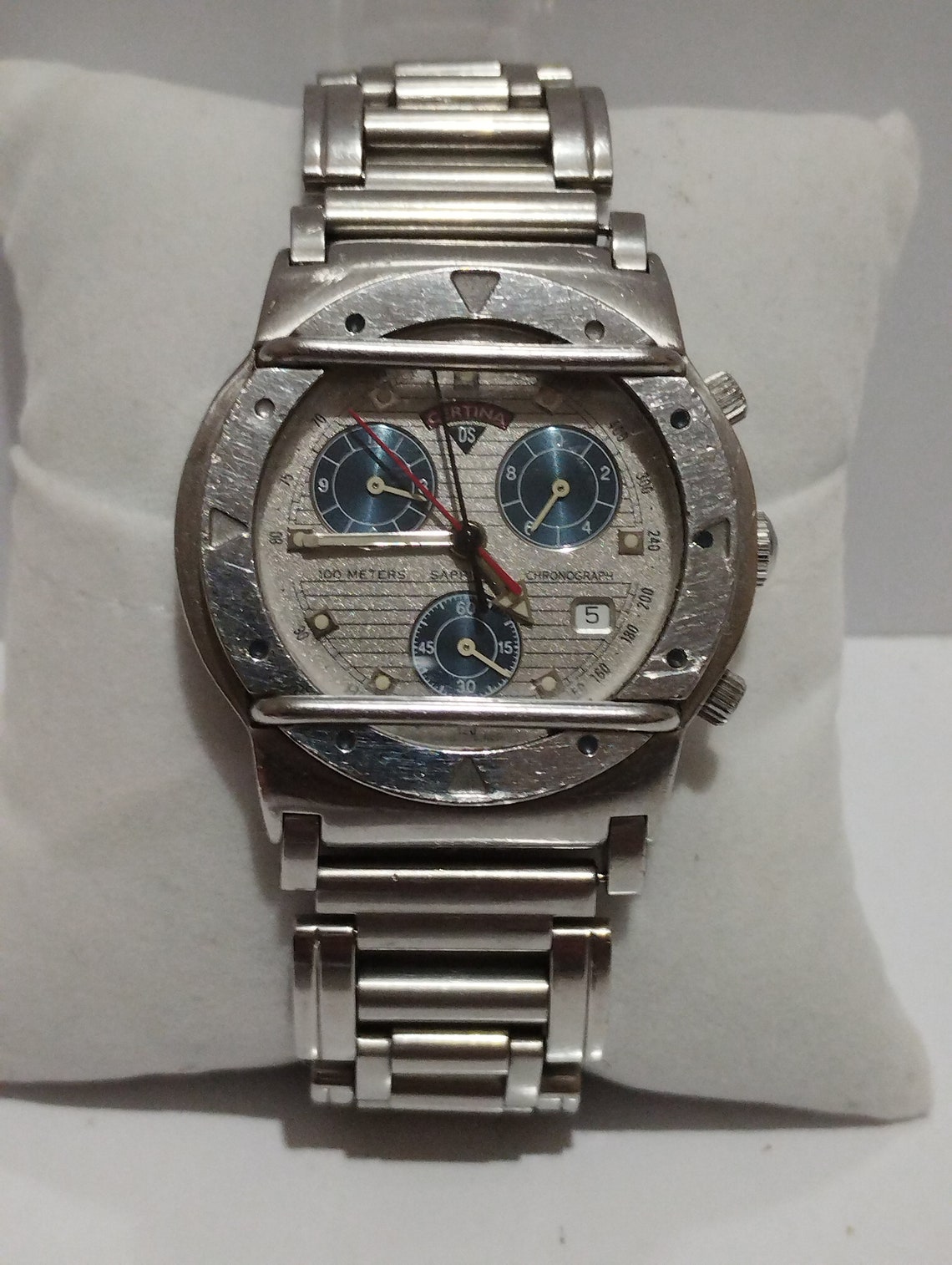 Certina - DS Cascadeur Sports Chronograph 8000/8100 Men 1995 - Etsy