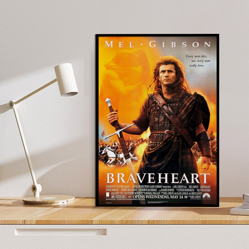 Braveheart Movie Poster Unique Home Decor Movie Collectibles High ...