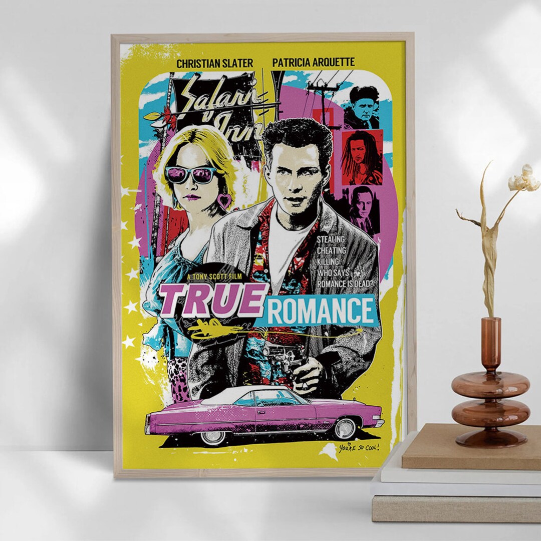True Romance Movie Poster Unique Home Decor Movie Collectibles High ...