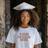 Senior Mockup Female Grad Model Mockup African American Model PNG File ...