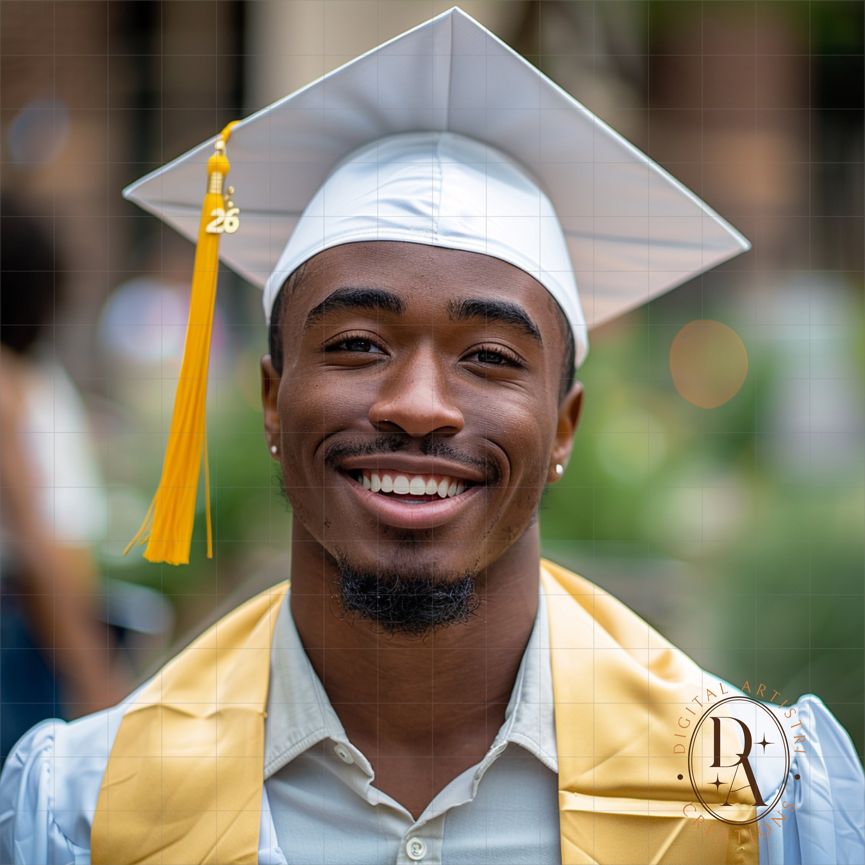 Senior Mockup Afro American Male Grad Model Mockup Male Model PNG File ...