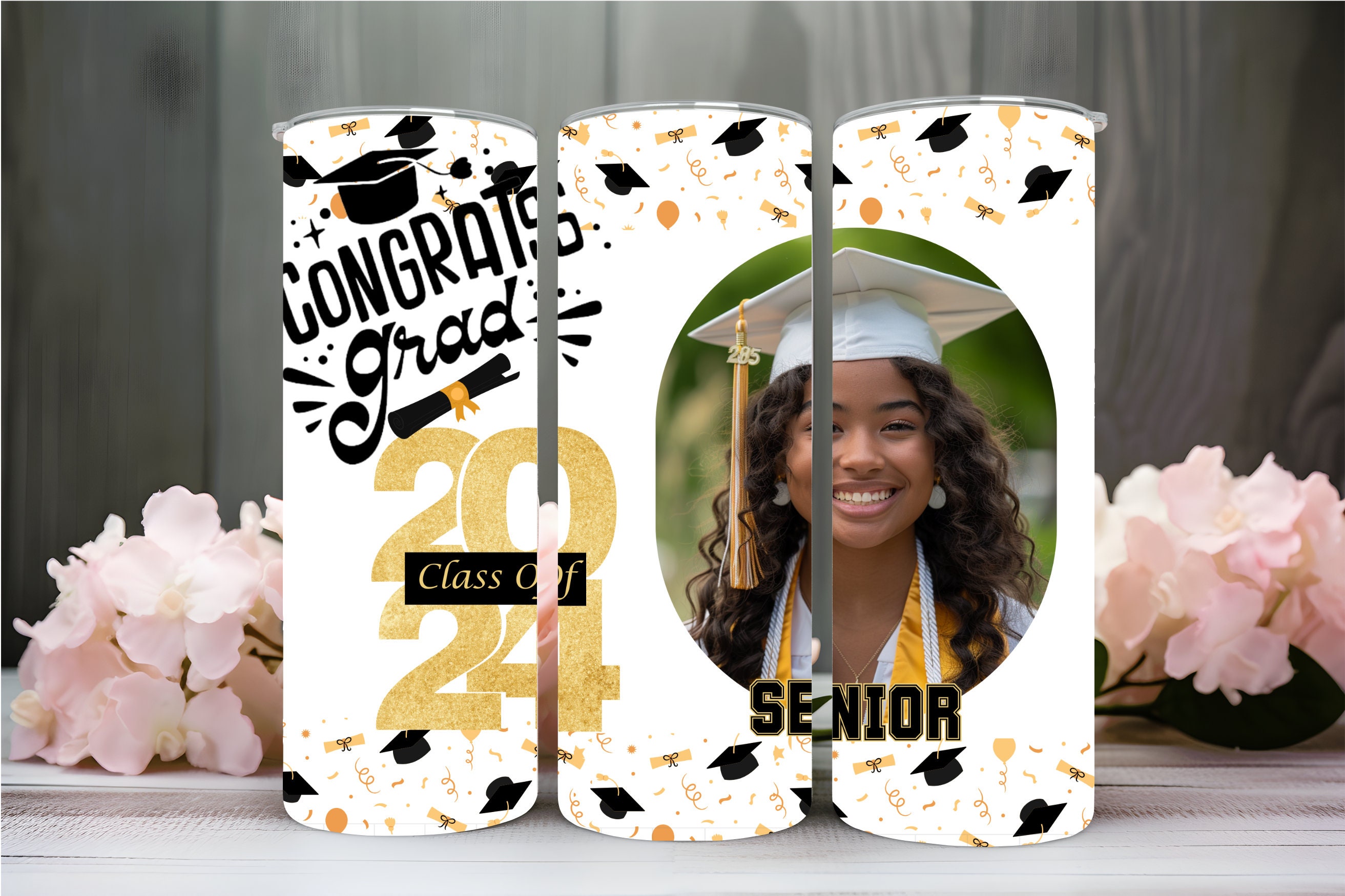 Senior Mockup Female Grad Model Mockup African American Model PNG File ...