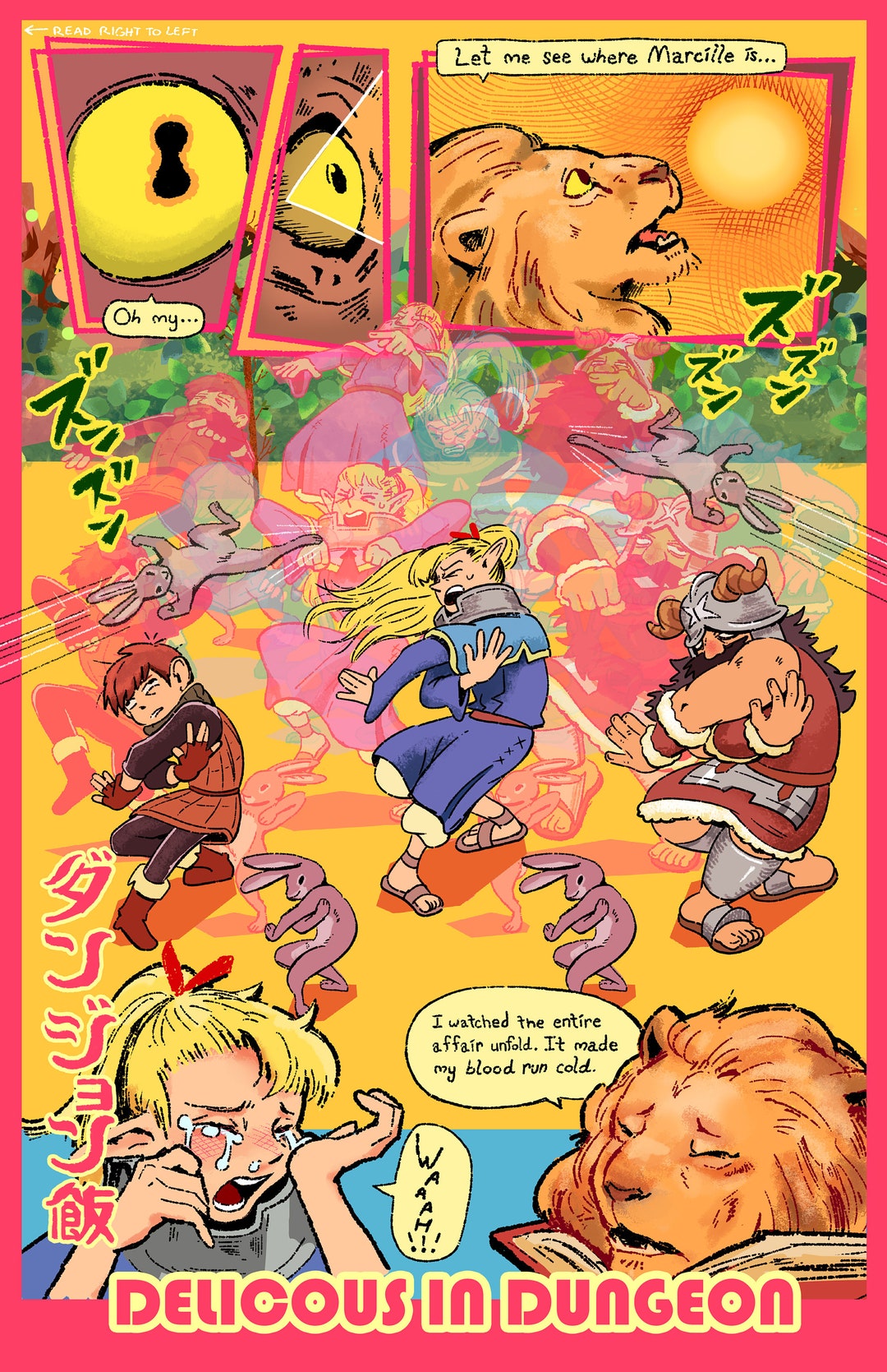 Dungeon Meshi - Rabbit Ritual Dance - Etsy