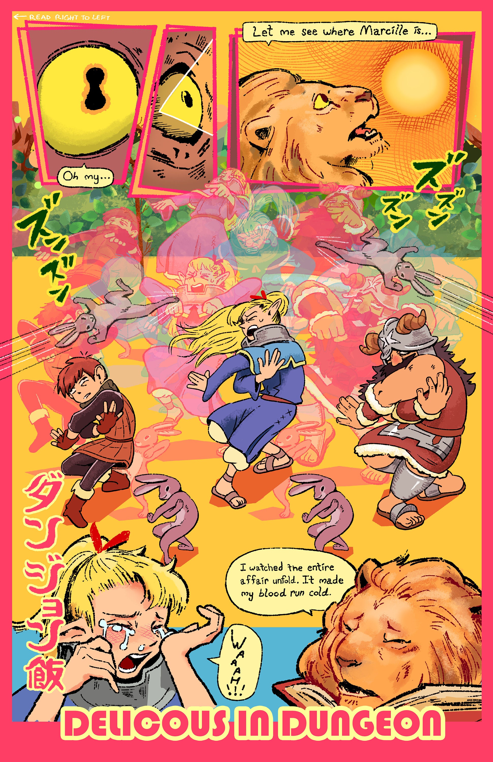 Dungeon Meshi Rabbit Ritual Dance - Etsy