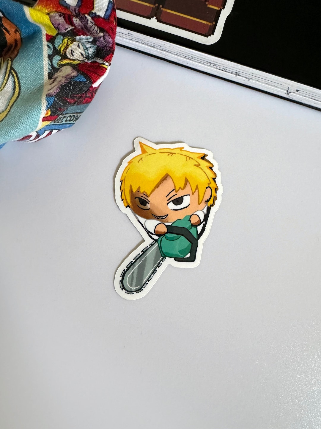 Chainsaw Man - Denji Bean Sticker - Etsy