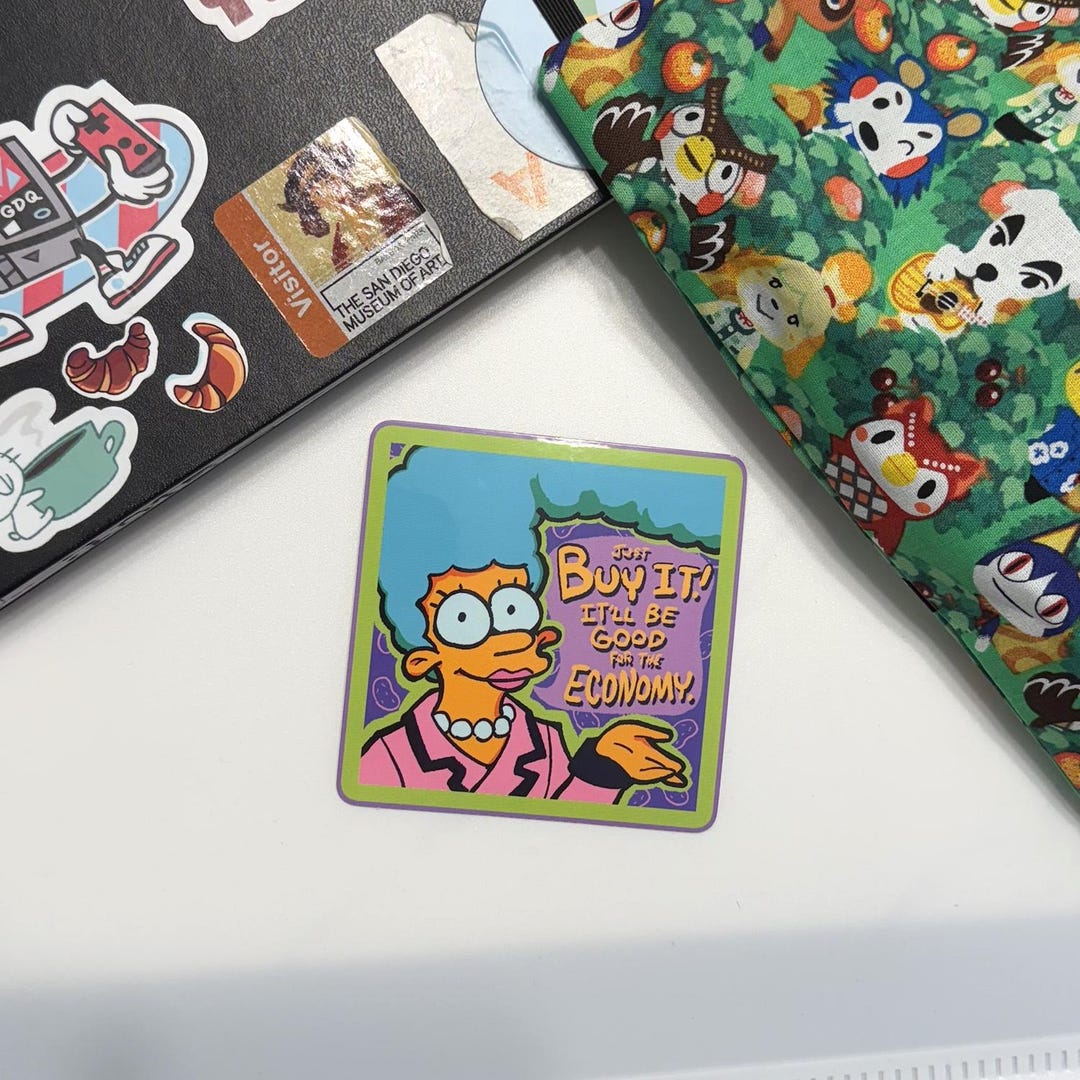 The Simpsons - Marge Simpson Sticker - Etsy
