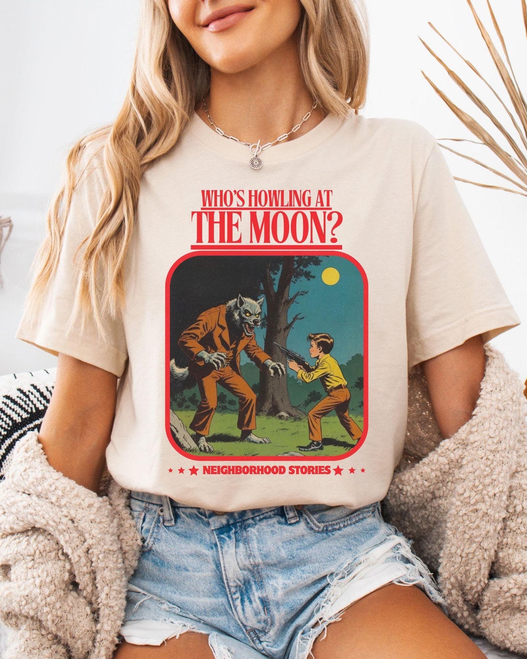Retro 90s Werewolf Nostalgic T-shirt | Dark Humor Retro Shirt | Wierd ...