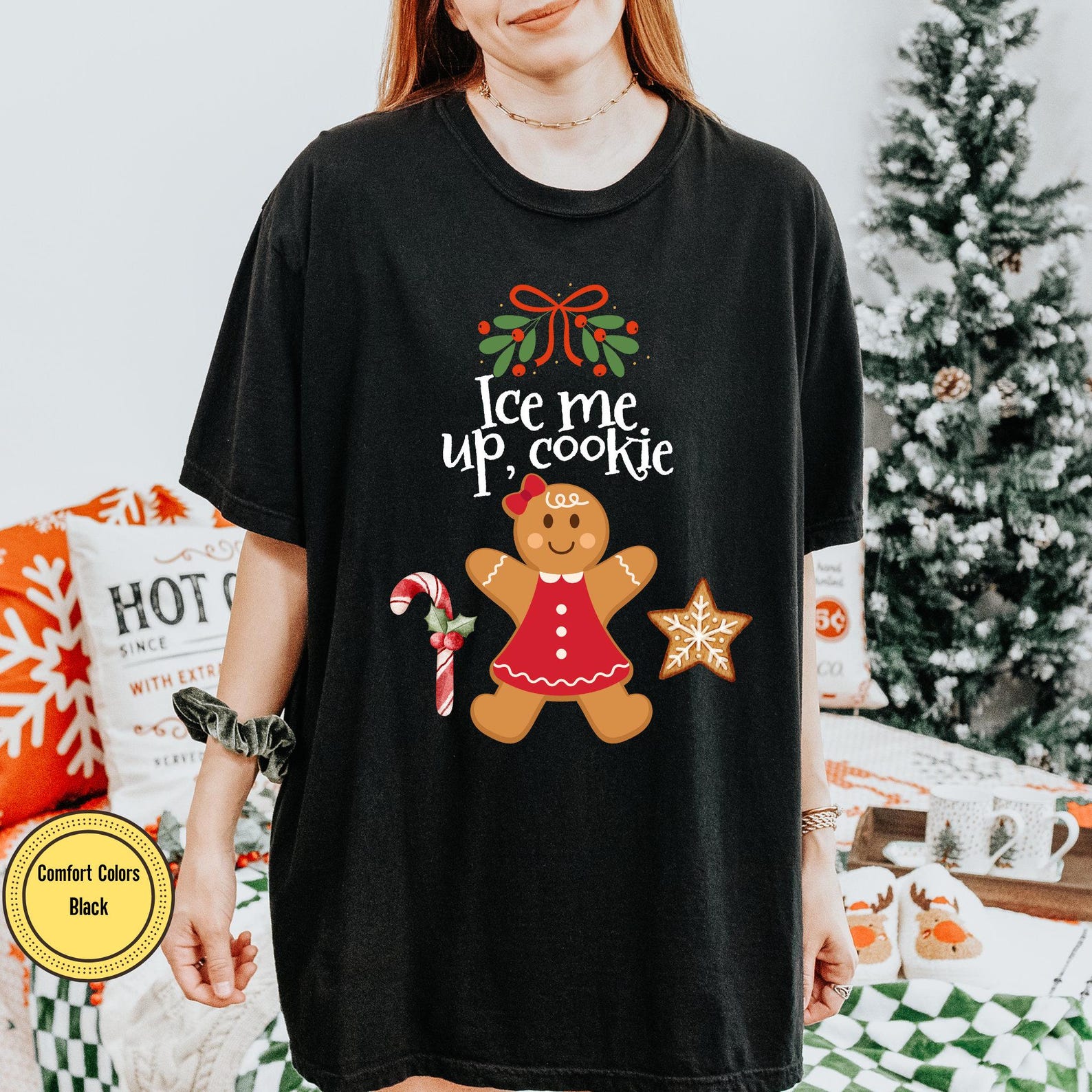 Funny Inappropriate Couple Matching Shirts, Gingerbread Holiday Comfort ...