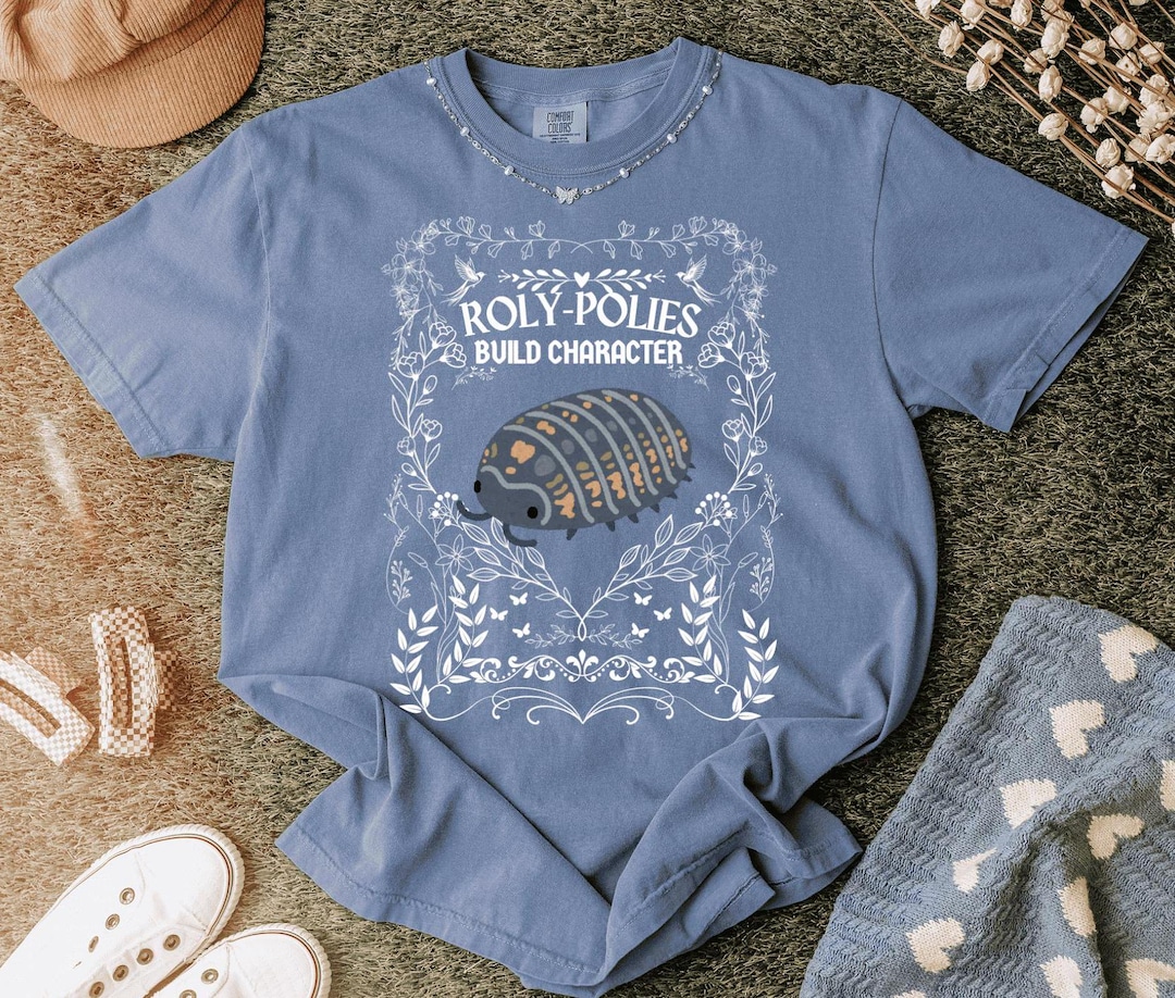 Roly Poly Comfort Colors Shirt | Roly Poly Beetle T-shirt | Retro Funny ...