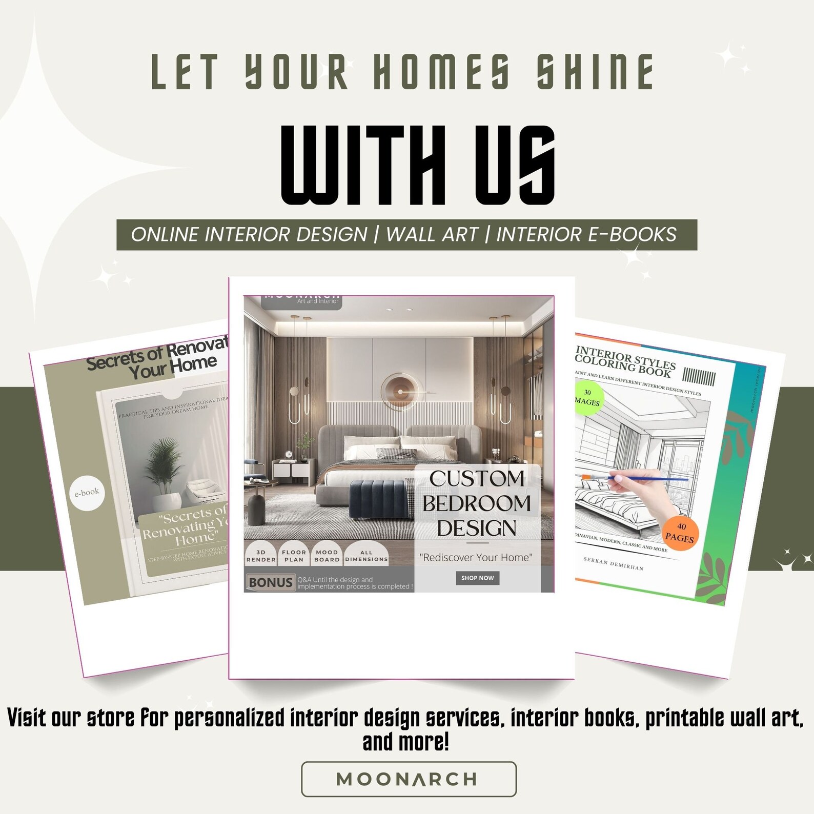 Custom Bedroom Design, Interior Design, Interior Design Service, Custom ...