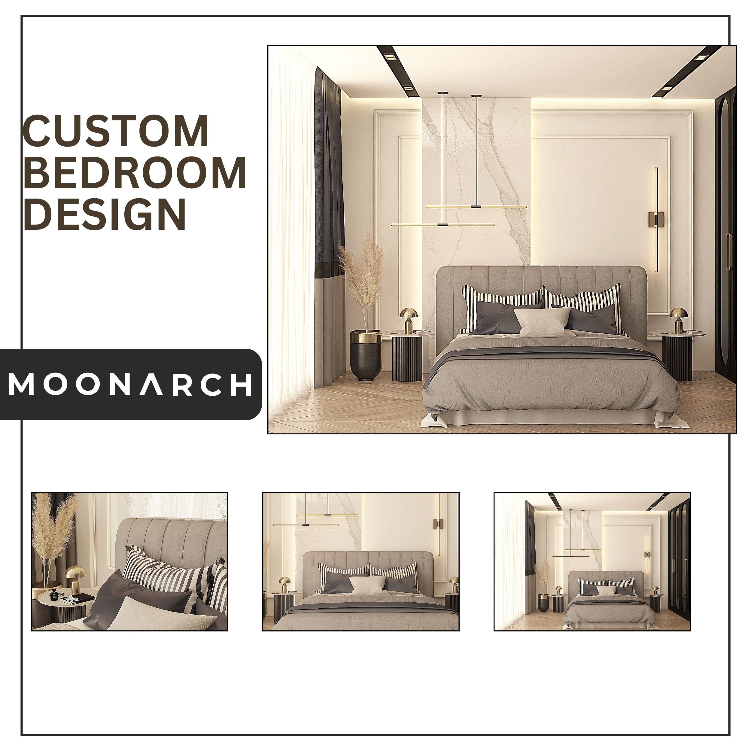 Custom Bedroom Design, Interior Design, Interior Design Service, Custom ...